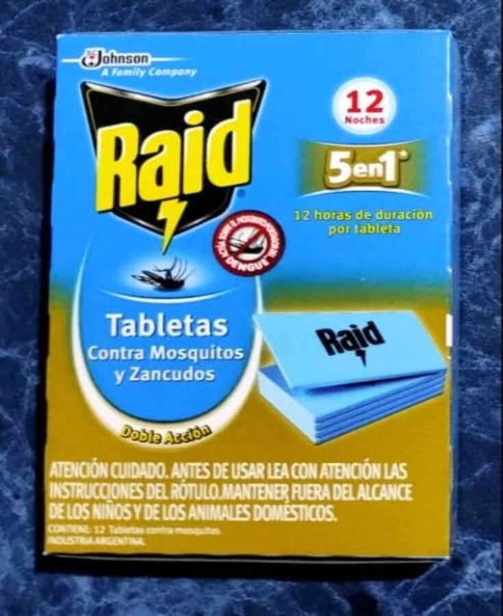 Raid Tabletas Anti Mosquitos Doble Acción X12 Unidades | CompraVentaNet.com