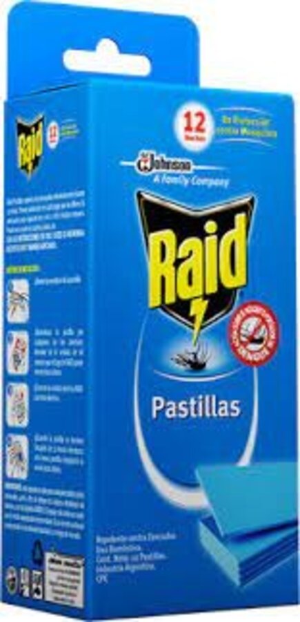 Raid Tabletas Anti Mosquitos Doble Acción X12 Unidades | CompraVentaNet.com