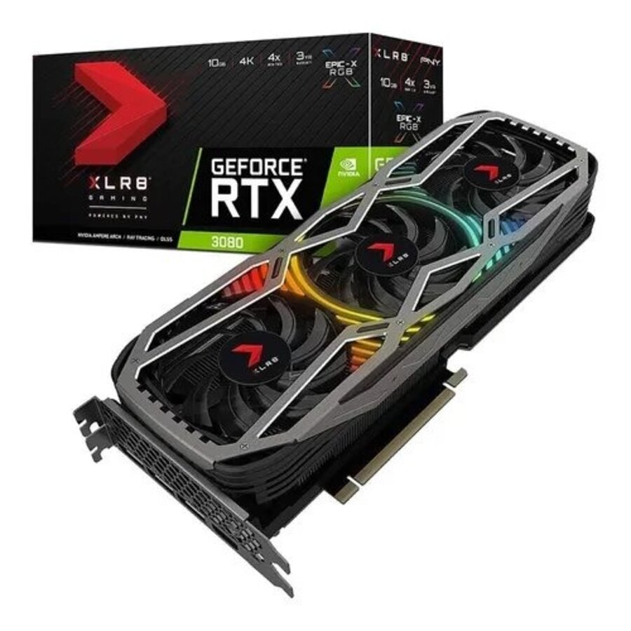 Placa Video Pny Geforce Rtx 3080 10Gb Xlr8 Gaming Revel Rgb ...