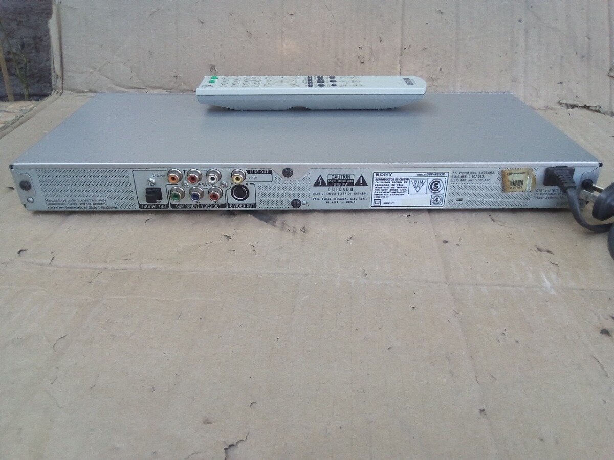 Reproductor Sony Dvd /Cd Player Con Control Original En Buen Estado ...