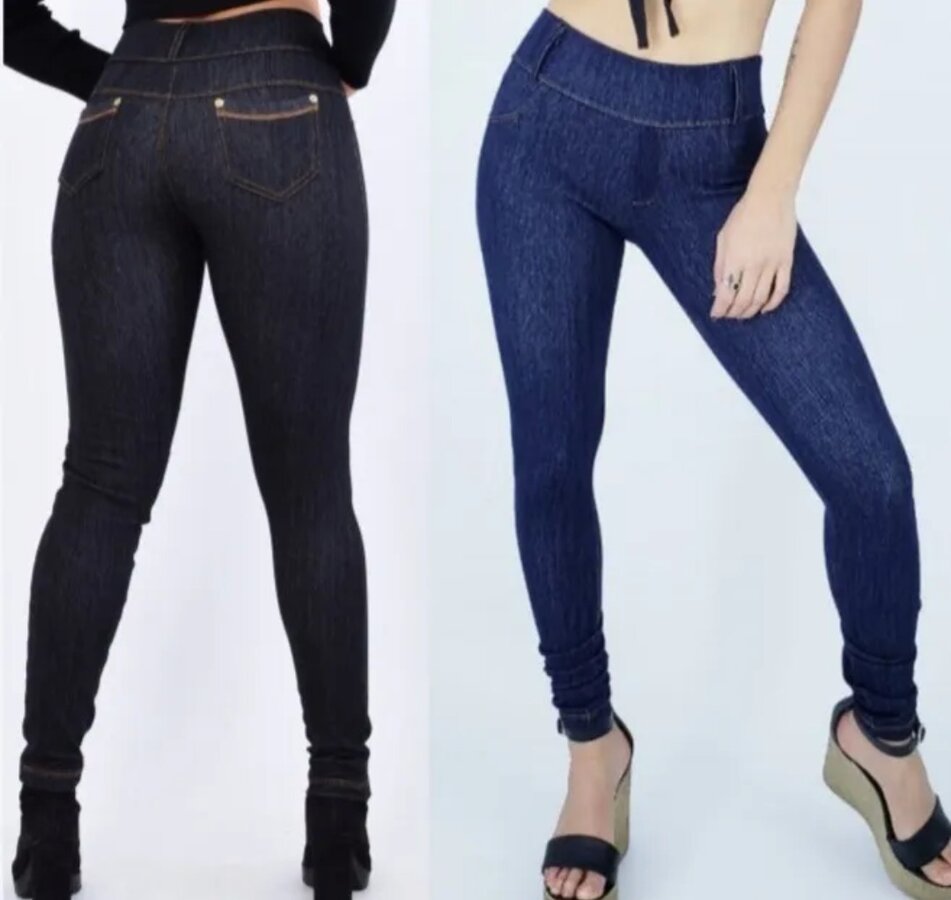 Leggings Calzas De Jeans Con Friza Y Sin Friza | CompraVentaNet.com