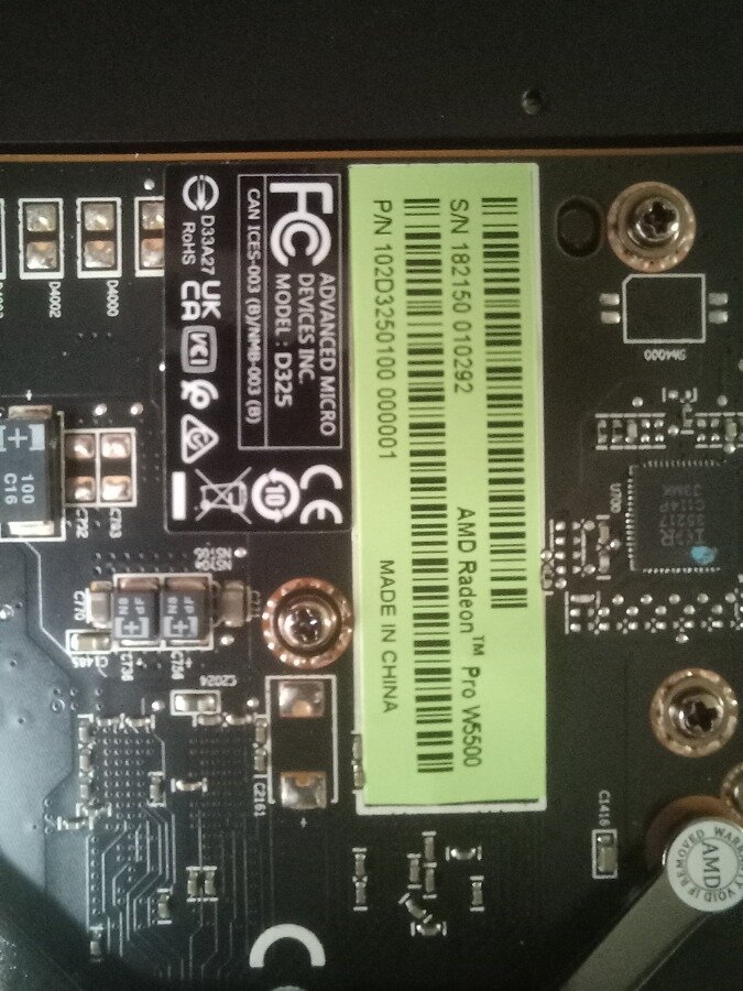 Amd Radeon Pro W5500 Totalmente Nueva. | CompraVentaNet.com