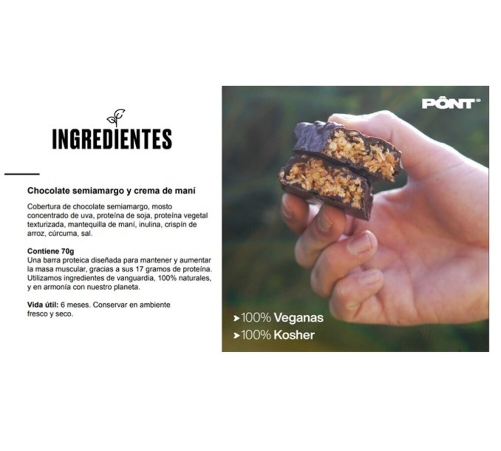 Barras Pont Proteína X 12 | CompraVentaNet.com