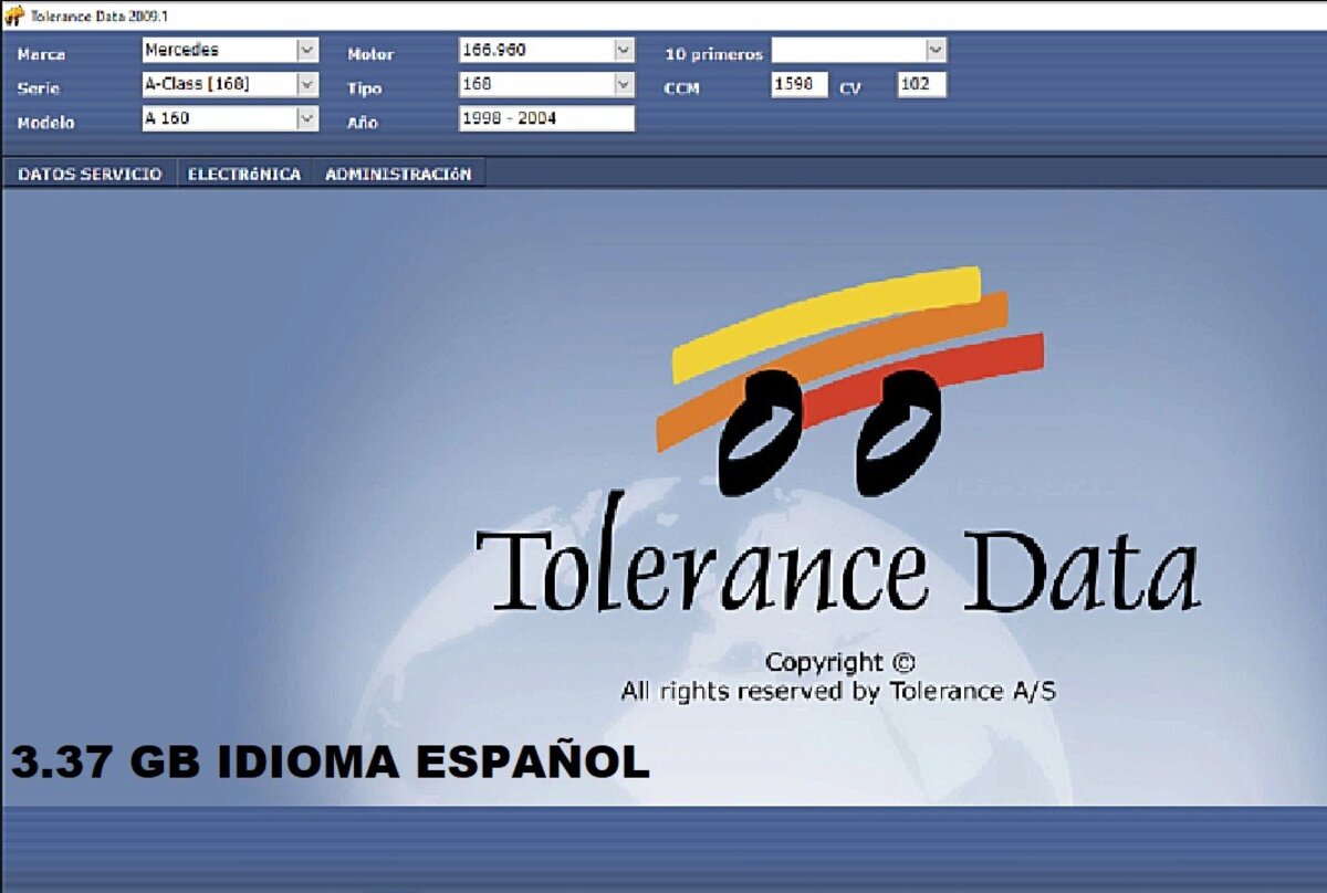 Programa Tolerance Data 2009 En Español Diagramas | CompraVentaNet.com