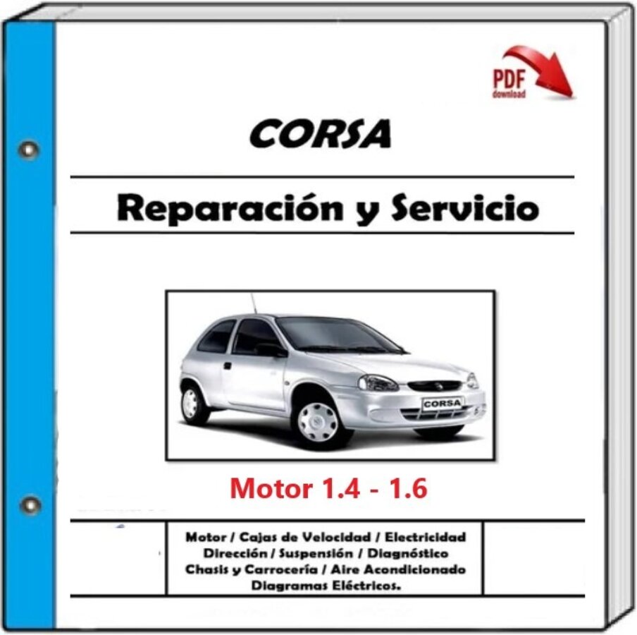 Manual Taller - Chevrolet Corsa 1.4 Y 1.6 - Pdf | CompraVentaNet.com
